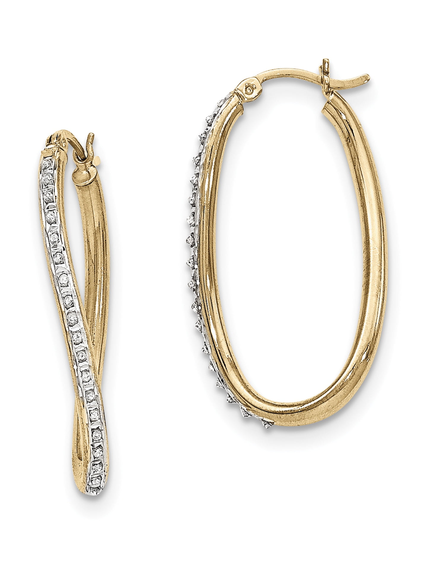 Diamond Fascination Diamond Mystique Sterling Silver 18K Gold-plated ...