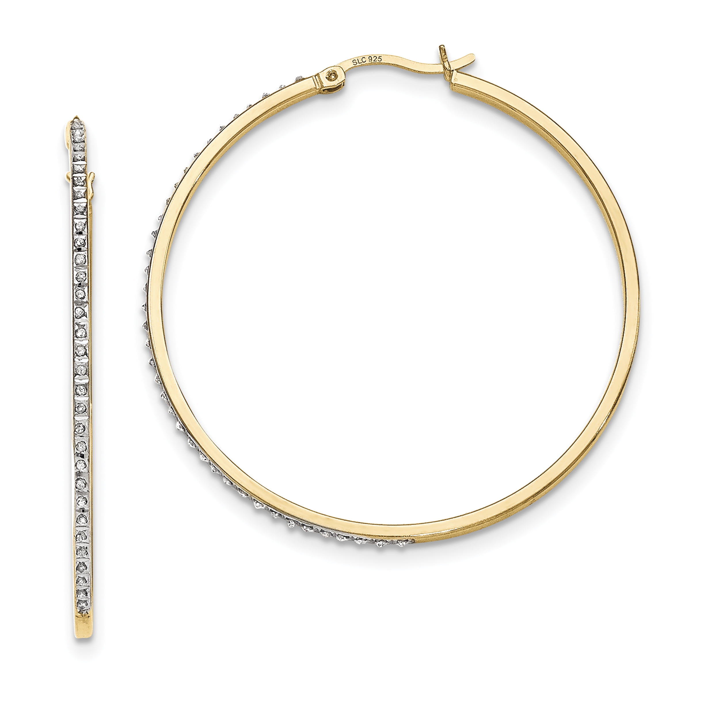 Diamond Fascination Diamond Mystique Sterling Silver 18K Gold-plated ...