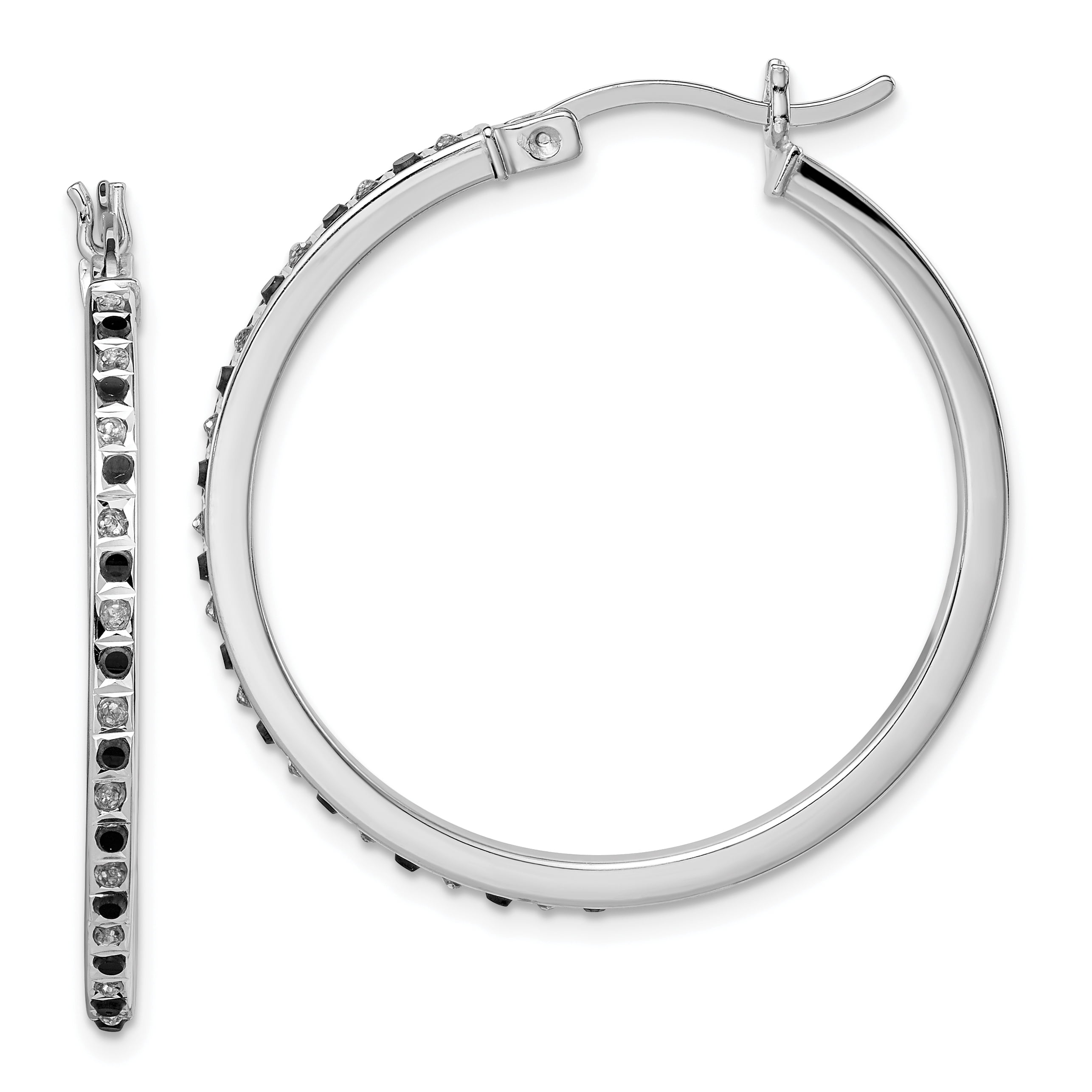 Diamond Fascination Diamond Mystique Sterling Silver Platinum-plated ...