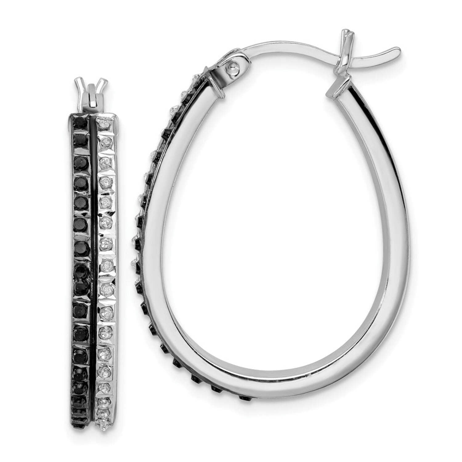 Diamond Fascination Diamond Mystique Sterling Silver Platinum-plated ...