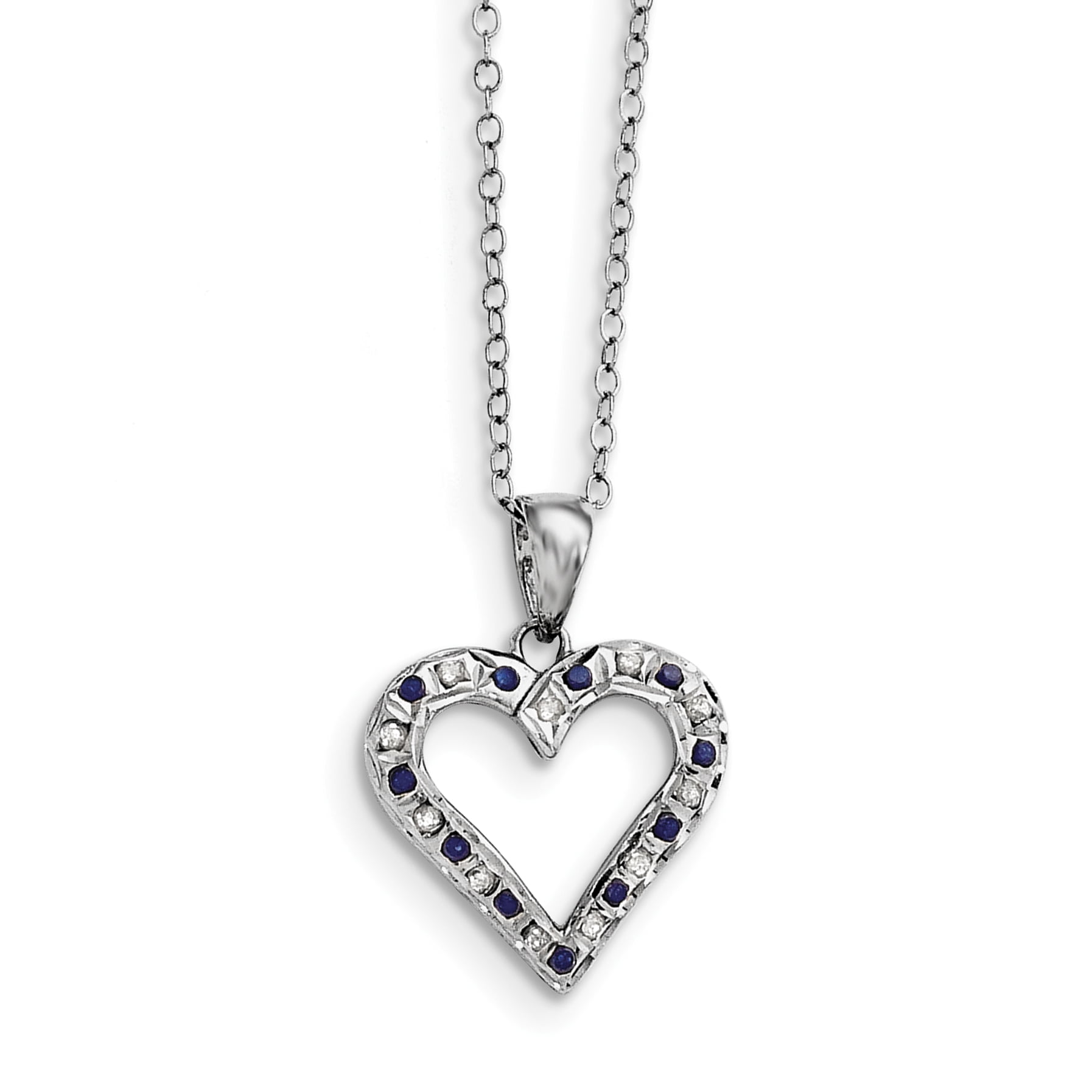 Diamond Fascination Diamond Mystique Sterling Silver Platinum-plated ...