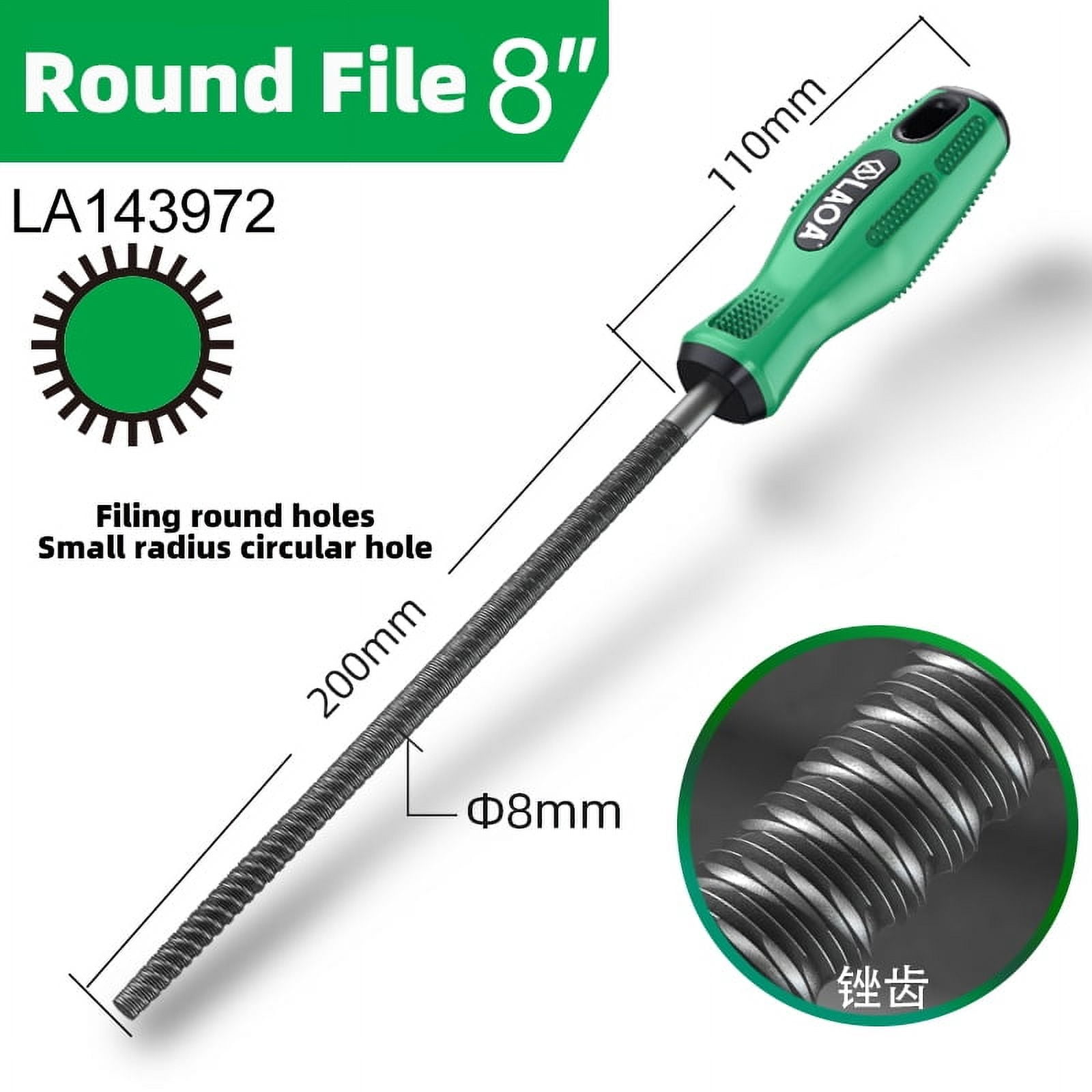 Diamond File Rasper Metal File in Shape Triangle Flat Semicircle Square ...