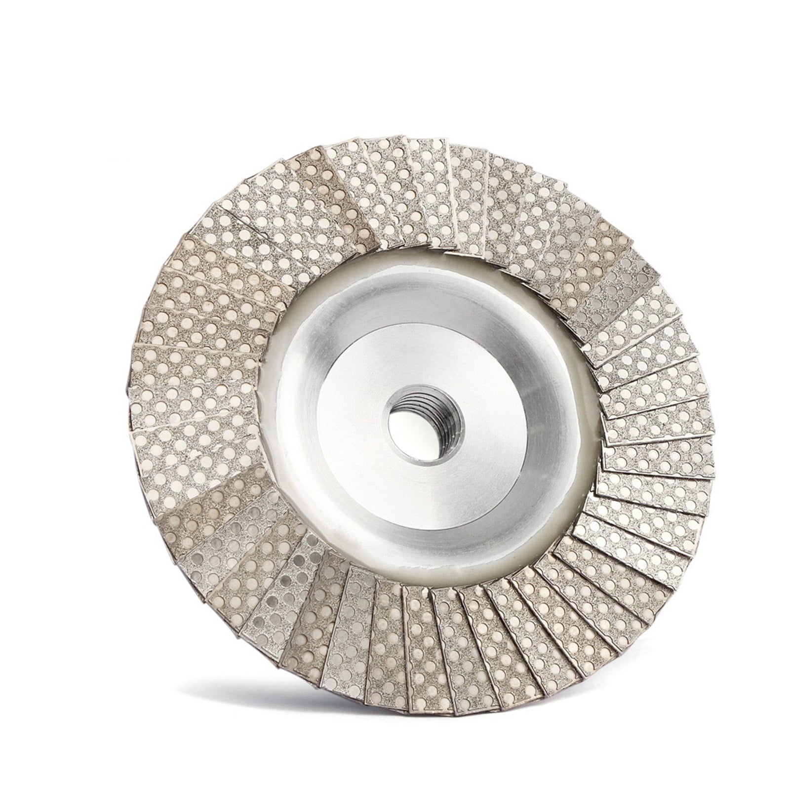 Diamond Flap Disc 4 Inch M14 Or 5/8-11 Thread Metal Adapter Diamond ...