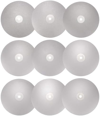 Diamond Flat Lap Disc Set 6" x 1/2" Arbor 120/240/600/1000/1200/1500 ...