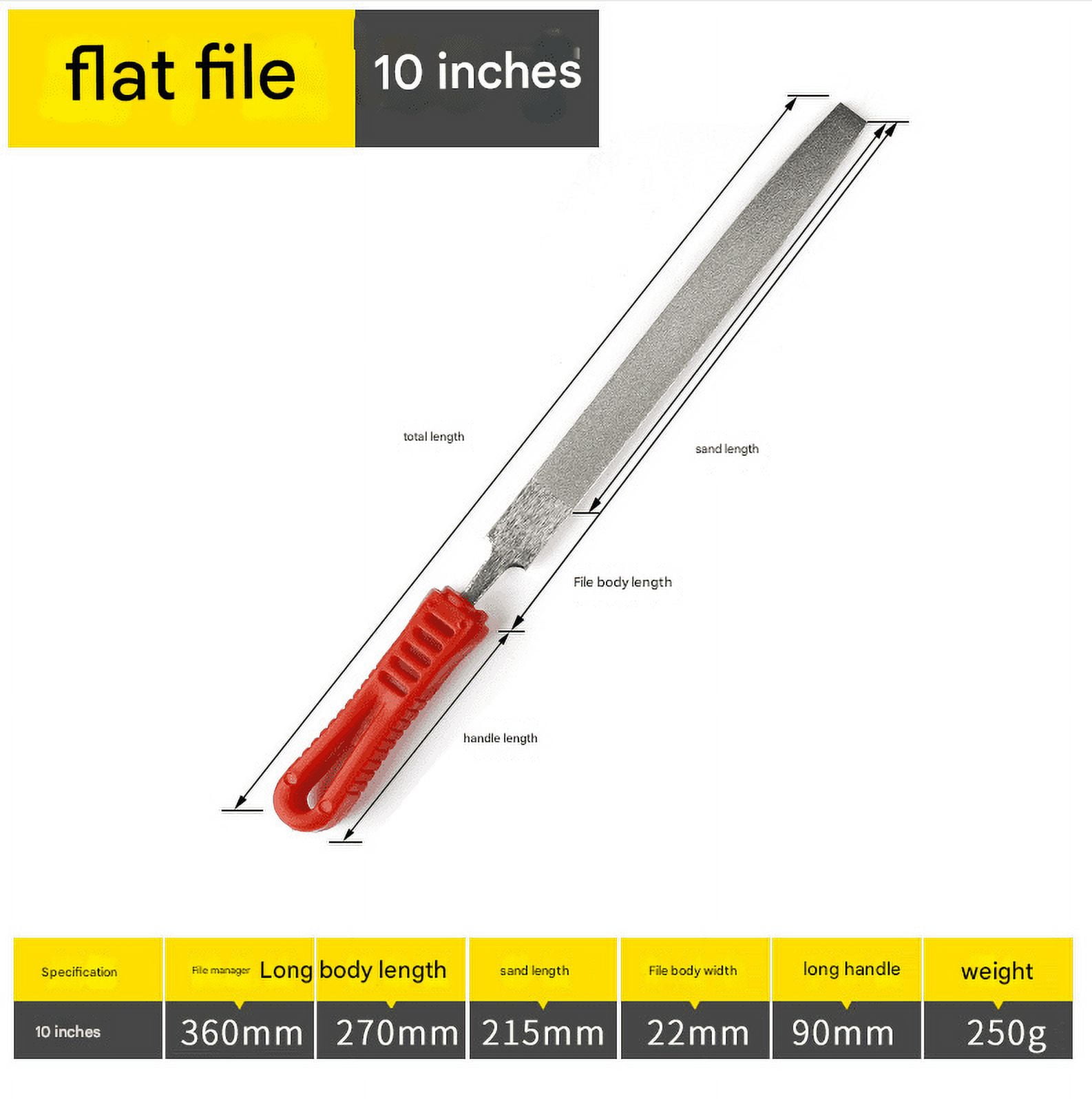 Diamond Flat file high quality plate file with 6 inch 8 inch 10 inch ...