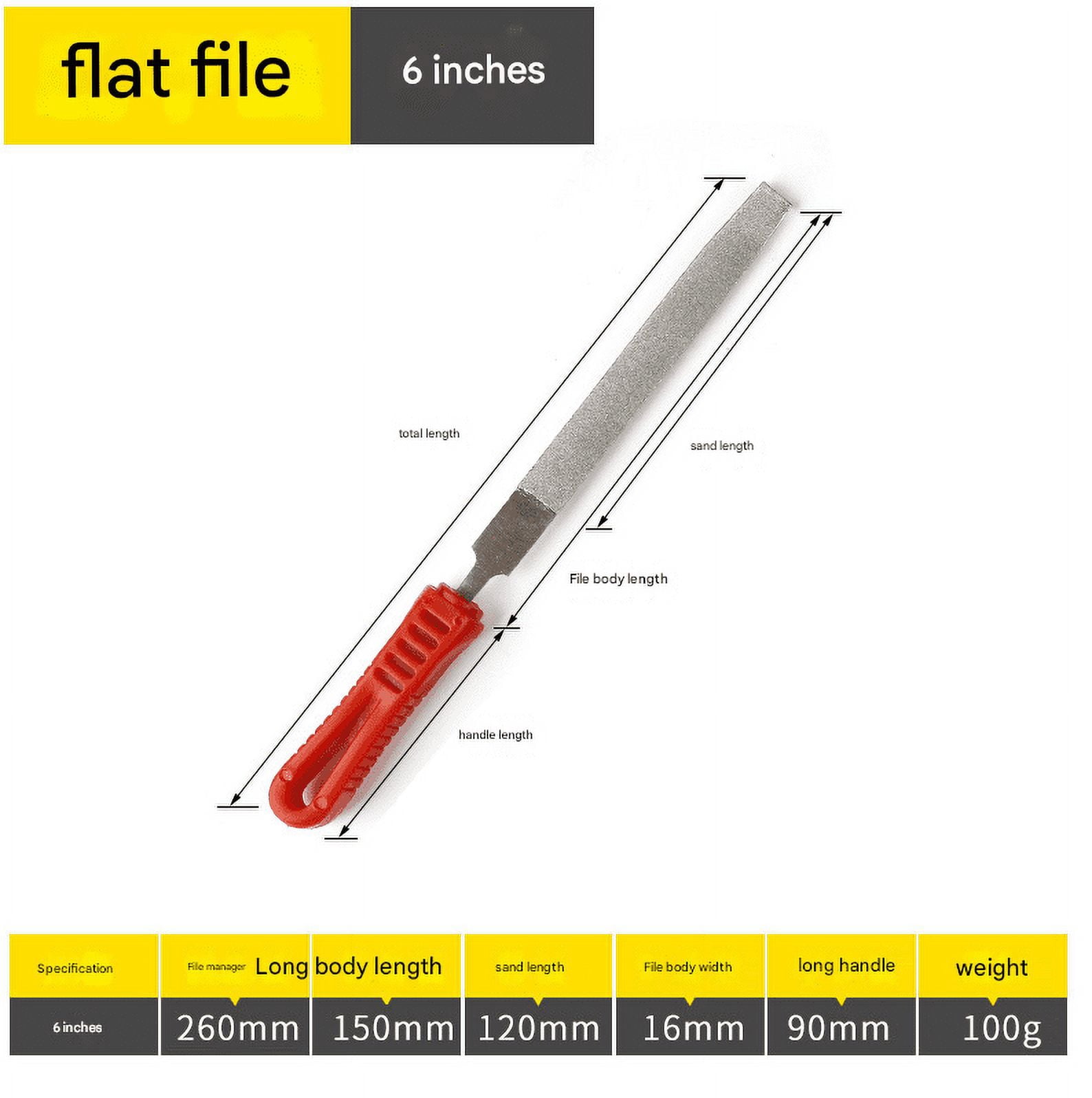Diamond Flat file high quality plate file with 6 inch 8 inch 10 inch ...