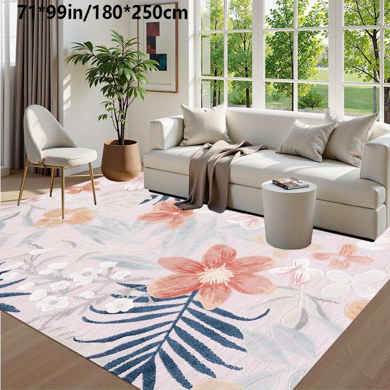 Diamond Floor Mat Plant Floral Bosia Style Easy to Clean Spring Summer ...
