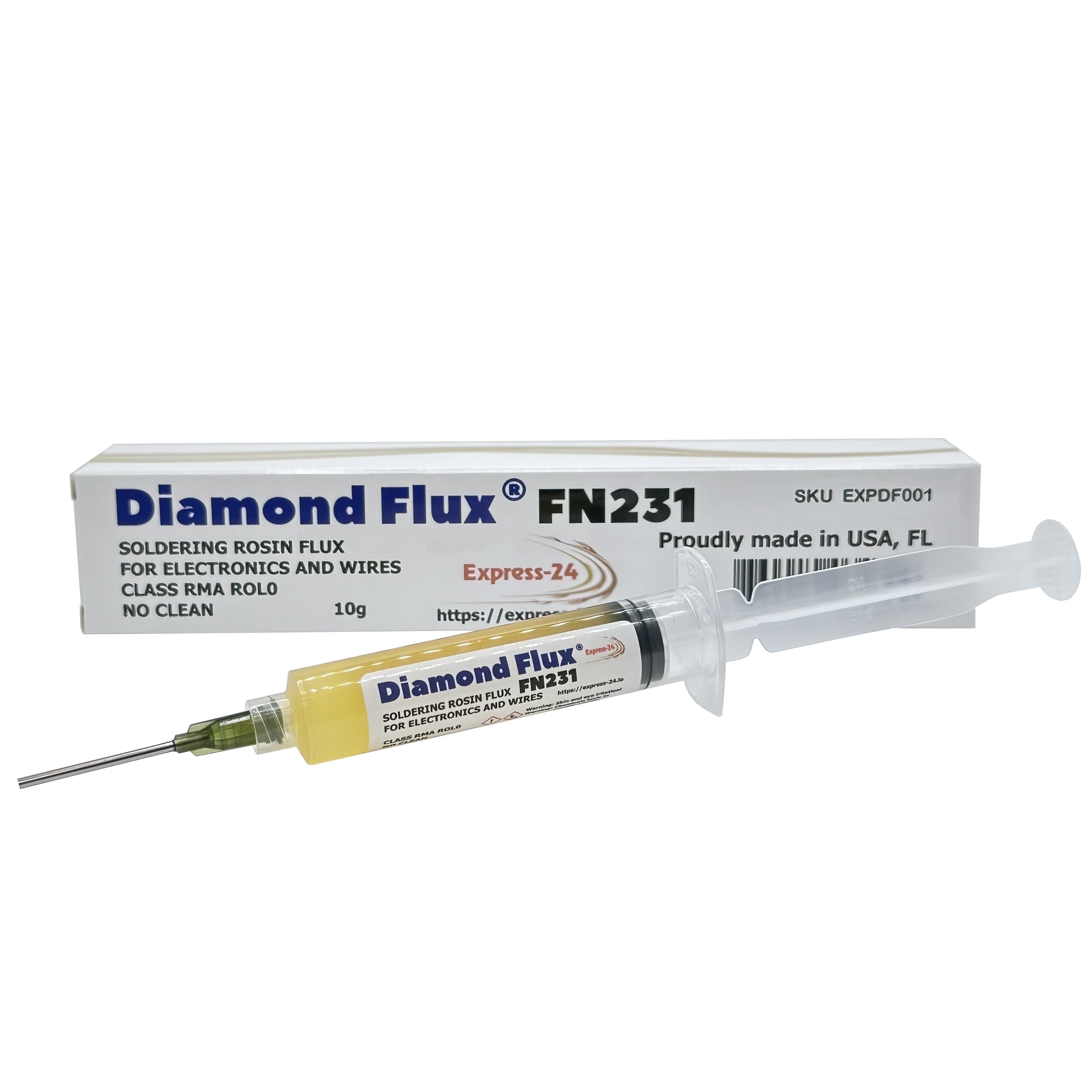 Diamond Flux FN231 Rosin Gel Paste, Electrical Soldering Flux for ...