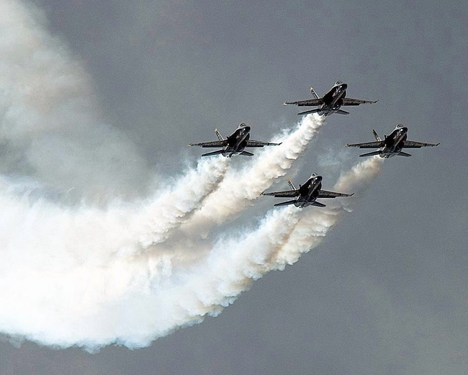 Diamond Formation Blue Angels - 20x30 Inch Laminated Aviation Poster ...