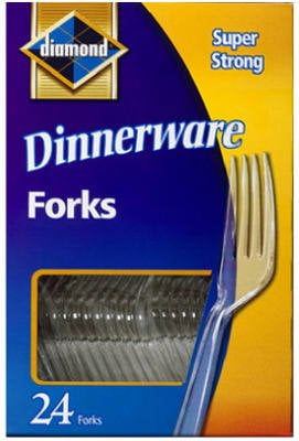 Diamond Forster Dinnerware Forks (Pack of 24) - Walmart Business Supplies