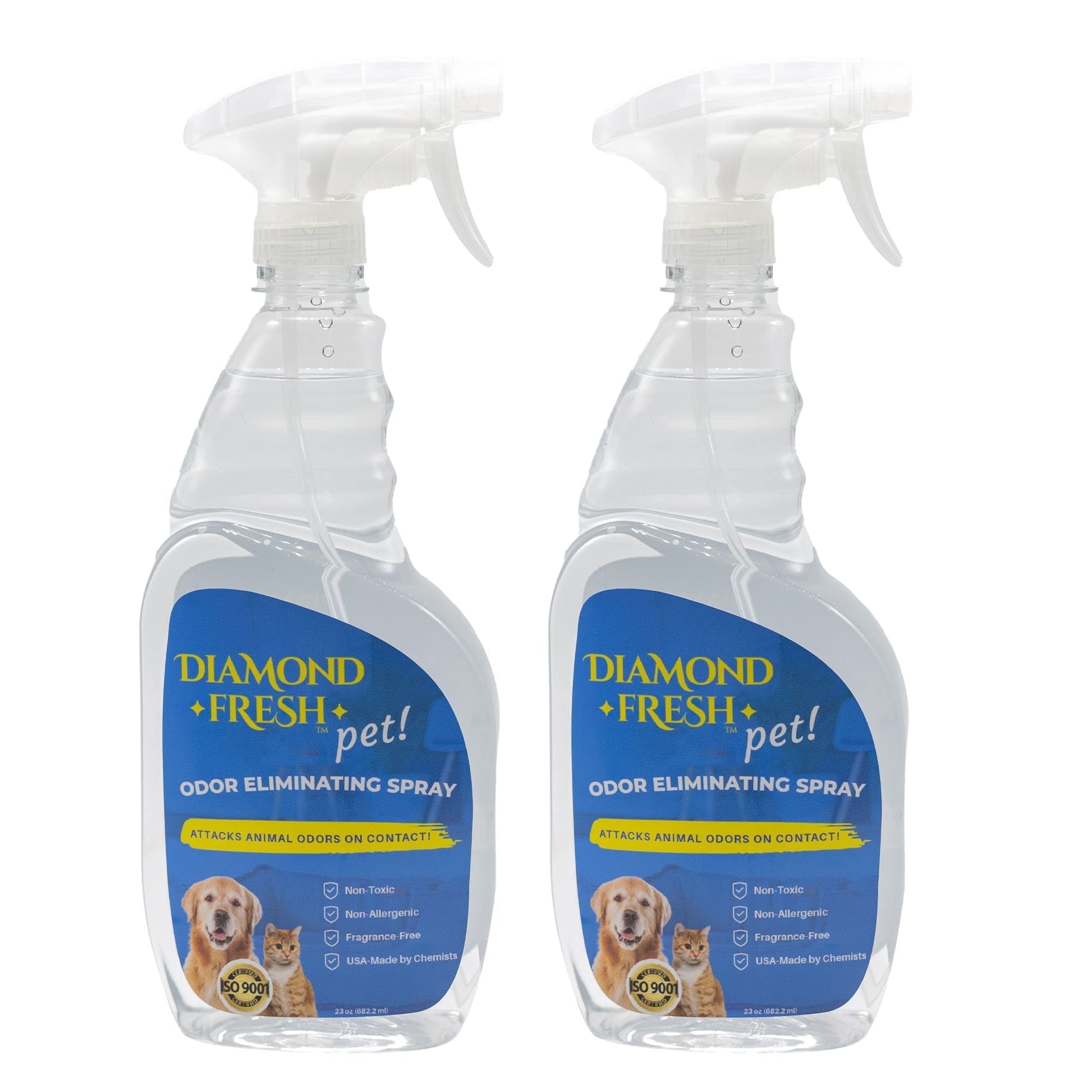 Diamond Fresh Pet Odor Eliminator, Odor Deodorizing Liquid, Pair ...