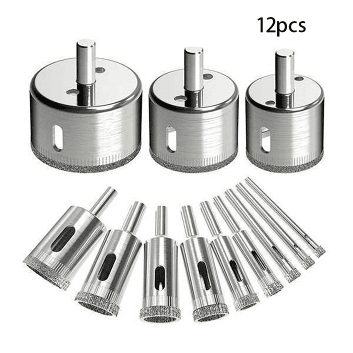 Diamond Glass Drill Bit Set Diamond Marble Hole Opener Grinder Glass ...