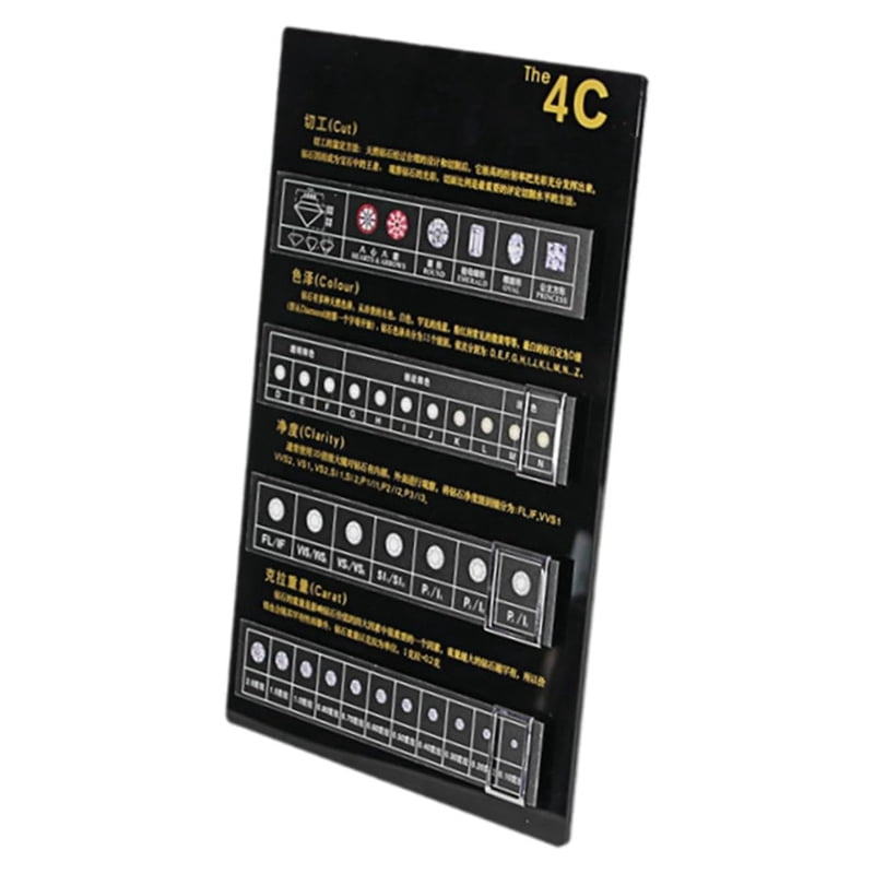Diamond Grading Board 4C Display Board Jewelry Tool Identification Tool ...