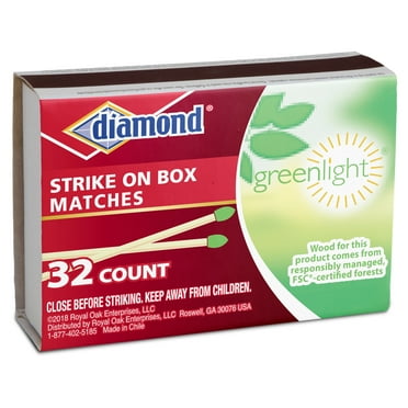 Diamond Greenlight Kitchen Small Box Matches, 10 Pack, 320 Total ...