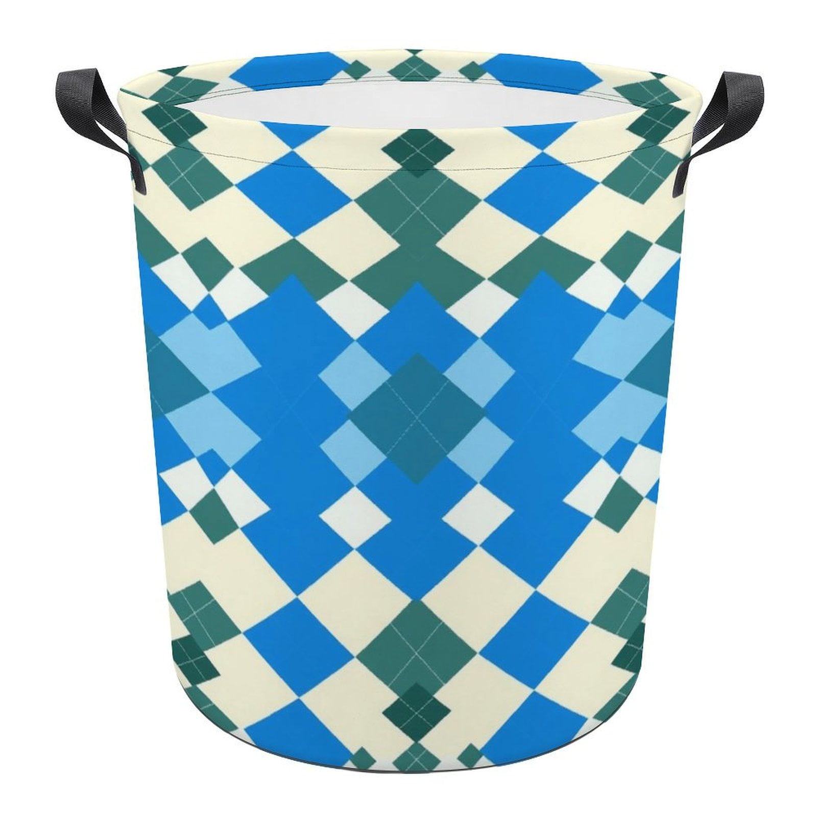 Diamond Grid Laundry Basket Collapsible Animated Clothes Hamper for ...