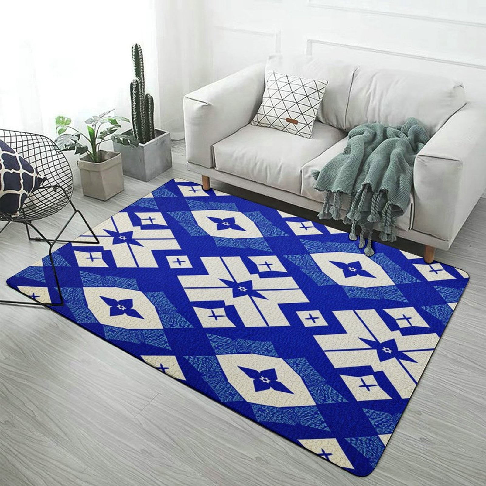Diamond Grid Modern Simplicity Carpets Living Room Sofas Coffee Tables ...