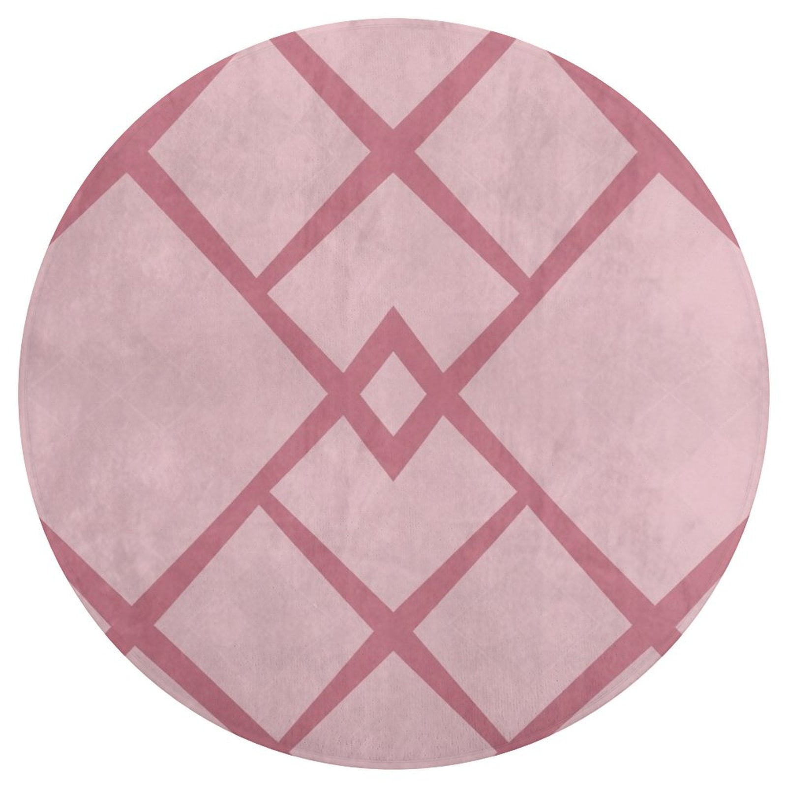 Diamond Grid Round Carpet Living Room Carpet Modern And Stylish Living ...