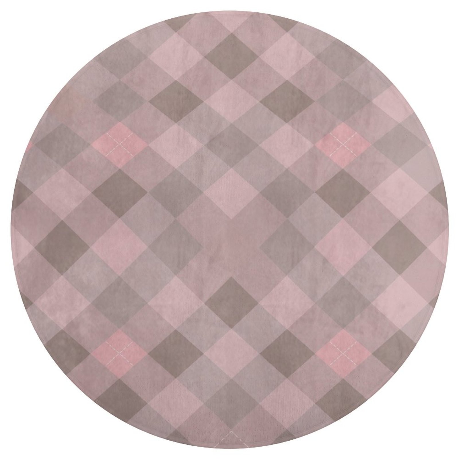Diamond Grid Round Carpet Living Room Carpet Modern And Stylish Living ...