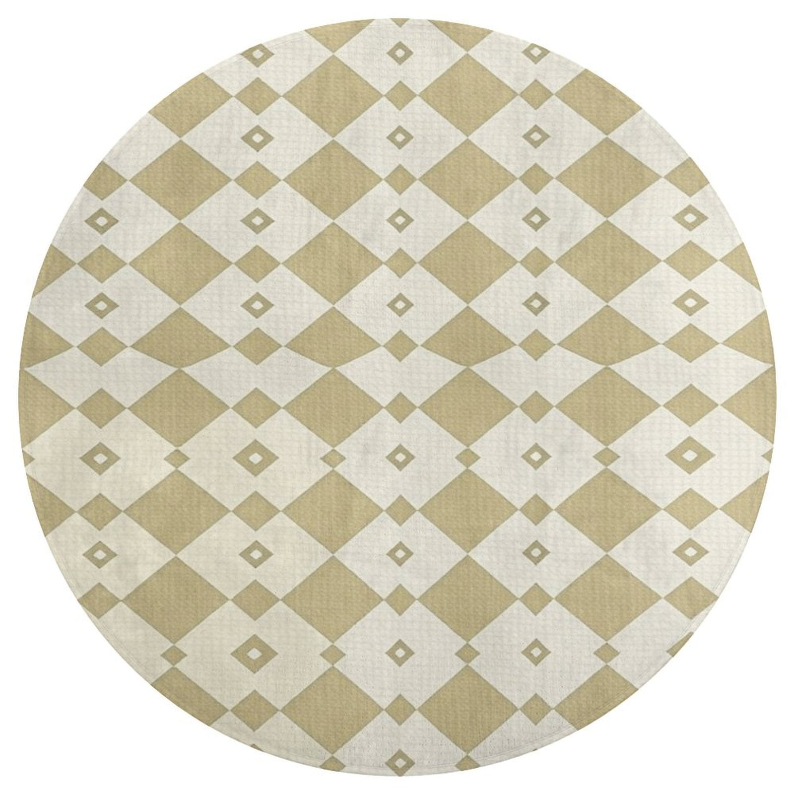 Diamond Grid Round Carpet Living Room Carpet Modern And Stylish Living ...