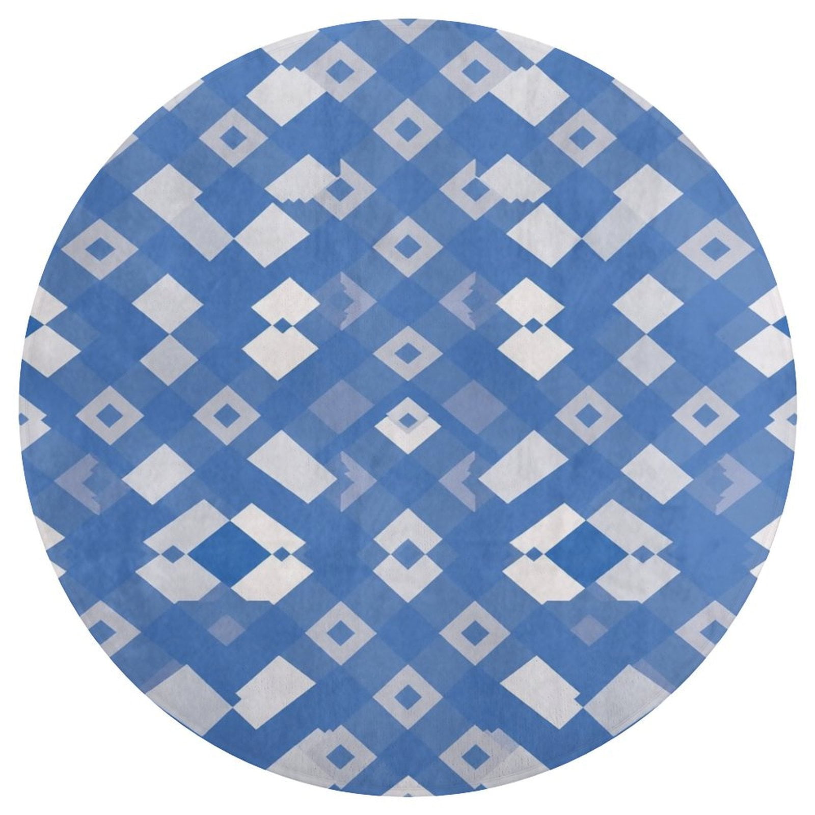 Diamond Grid Round Carpet Living Room Carpet Modern And Stylish Living ...