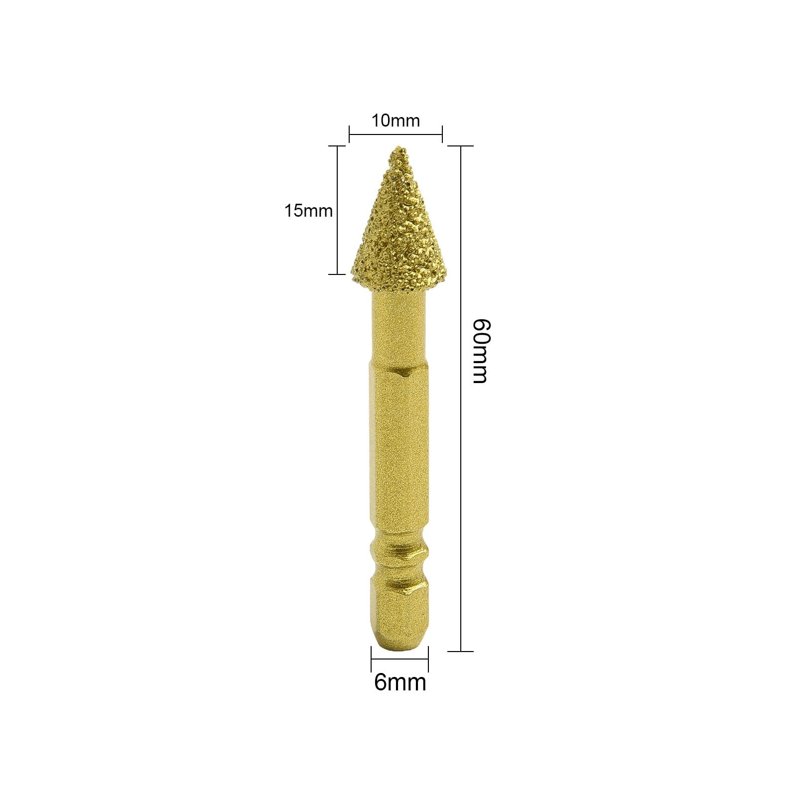fengchenda Grinding Head Hexagonal Handle Carbide Rotary File Cast Iron ...