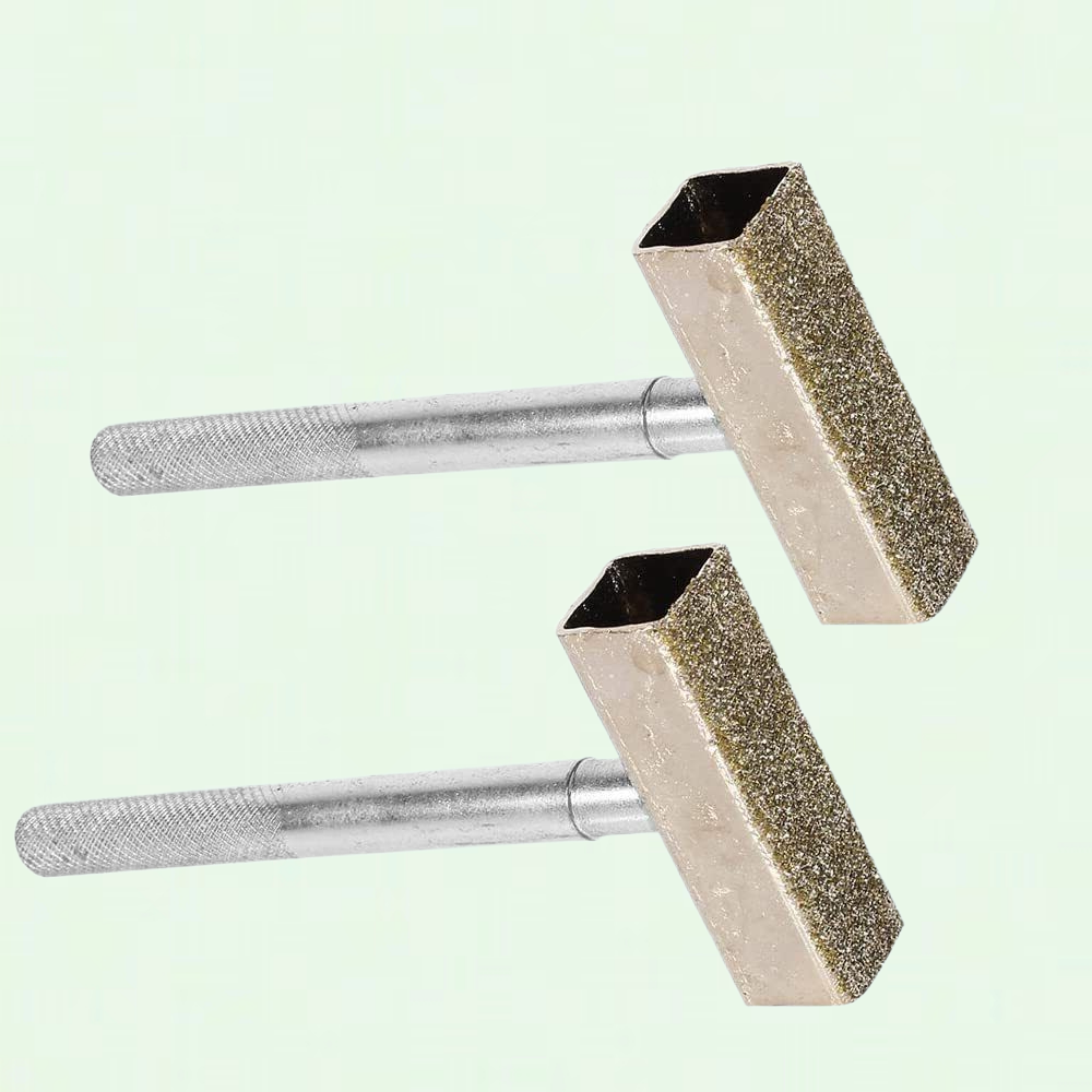 Diamond Grinding Wheel Dresser Tool for Deburring Wheels, Silver - Set ...