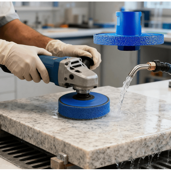 Diamond Grooving Wheel for Angle Grinder – 5/8” Vacuum Brazed Disc ...