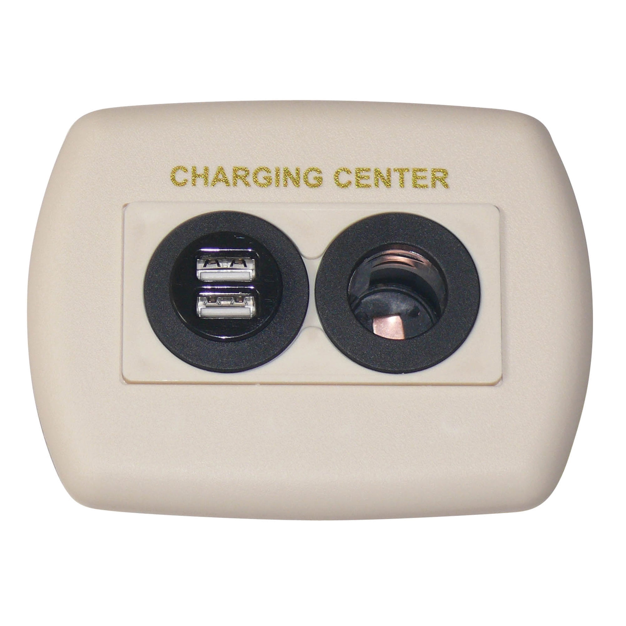 Diamond Group DG61025VP Eurostyle USB/12V Charging Center - Ivory ...