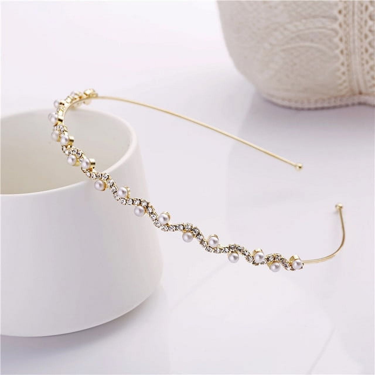 Diamond Hairband Women Children Inlaid Pearl Fashion Hair Bands ...