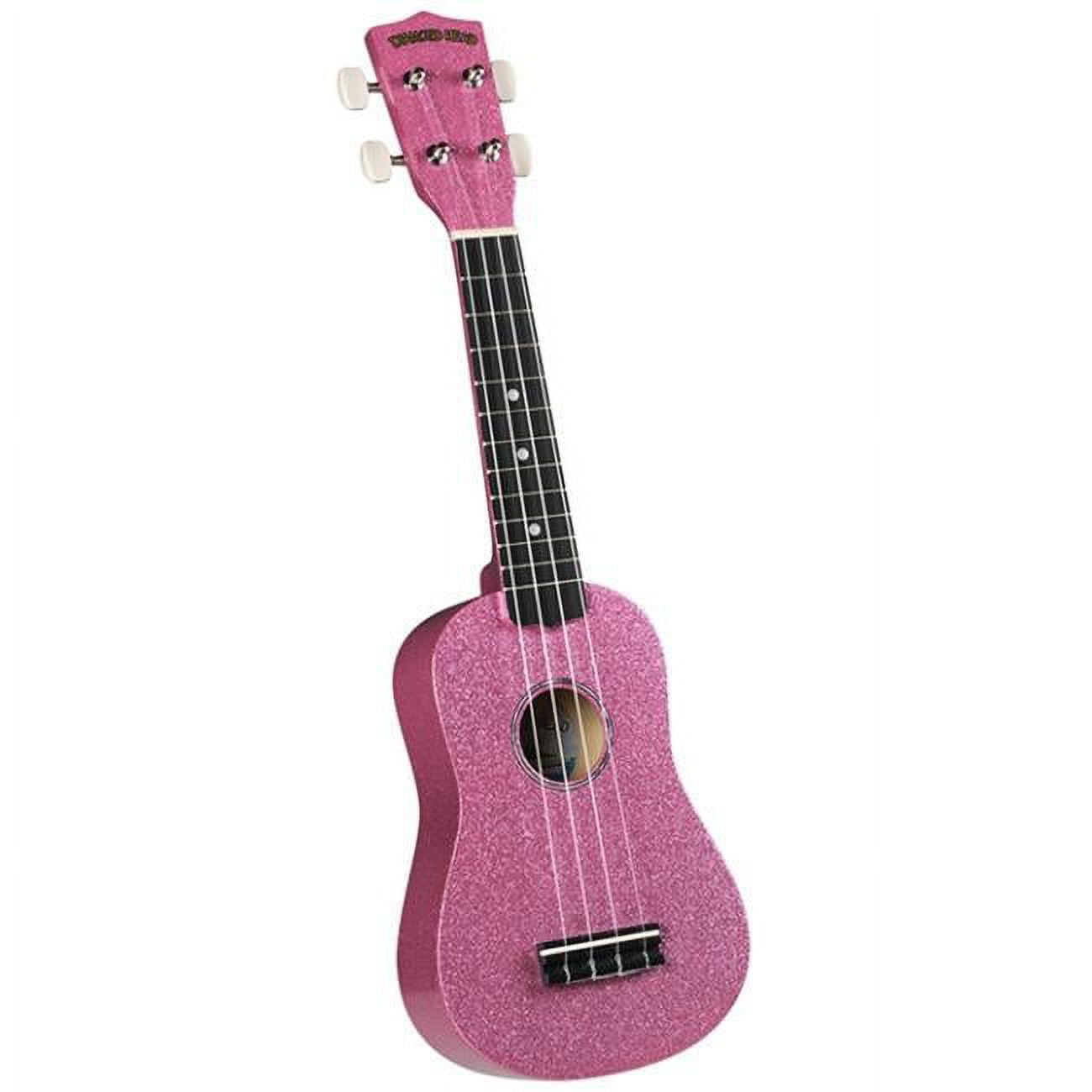 Diamond Head Handcrafted Soprano Ukulele, Hot Rod Series, Bubblegum ...