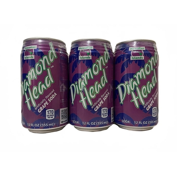 Diamond Head Soda Grape 4/6/12 OZ CN - Walmart.com