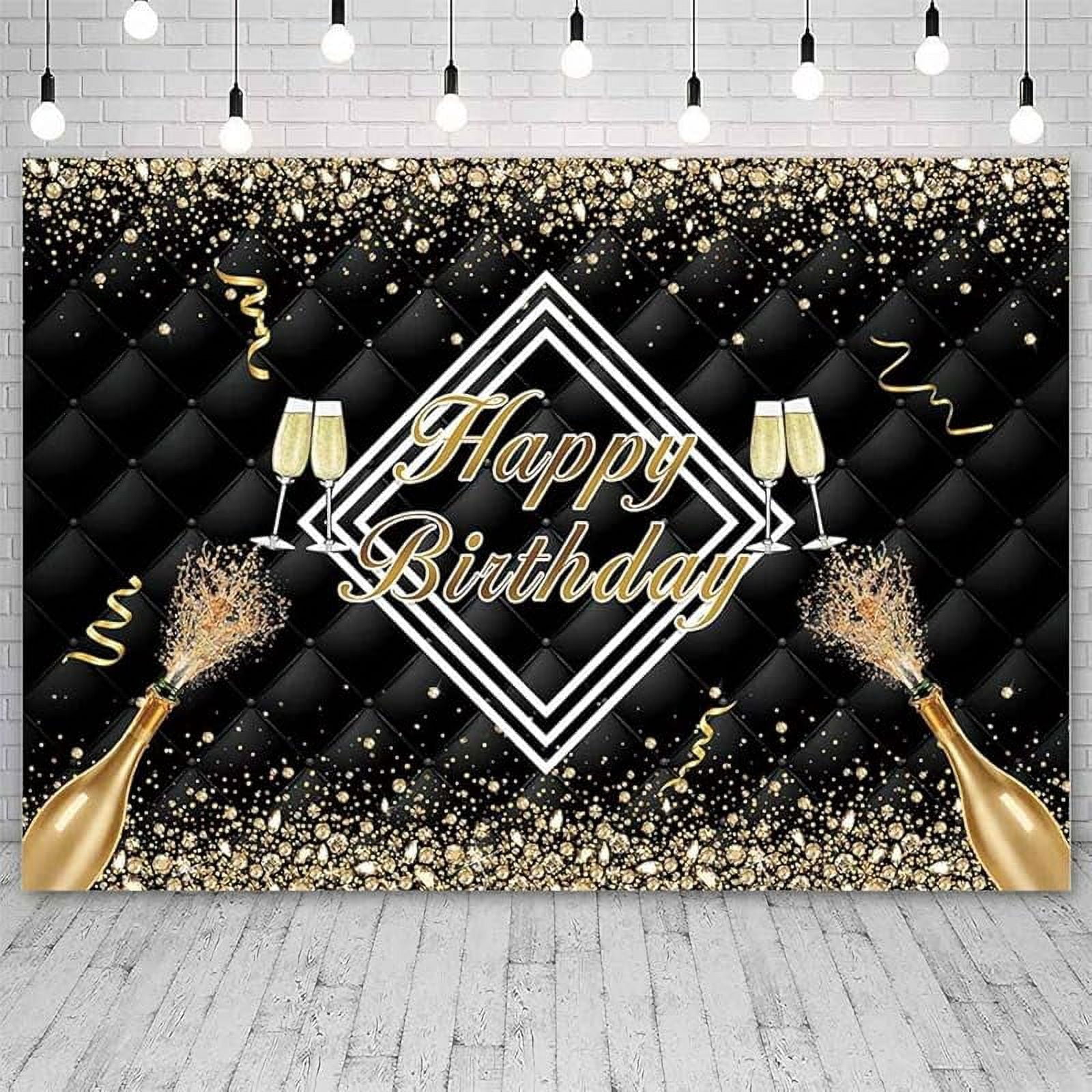 Diamond Headboard Birthday Backdrop Champagne Birthday Photography ...