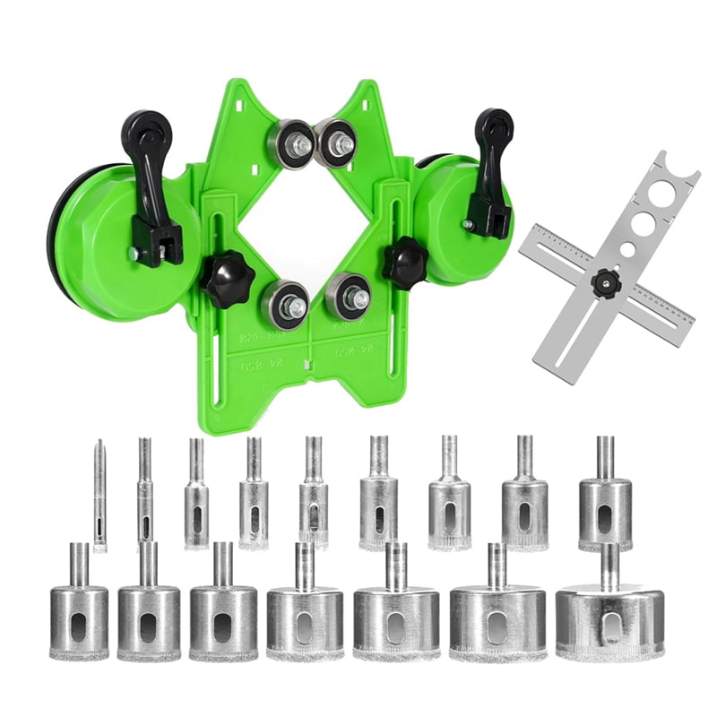 Diamond Hole Saw Kit ,16PCS Tile Saw Drill Bits Set From 6mm-50mm with ...