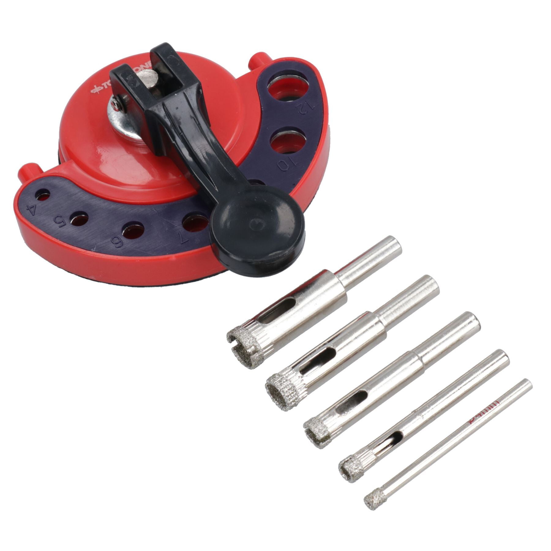 Diamond Hole Saw Set With Guide Jig 4 – 12mm for Porcelain Glass Slate ...