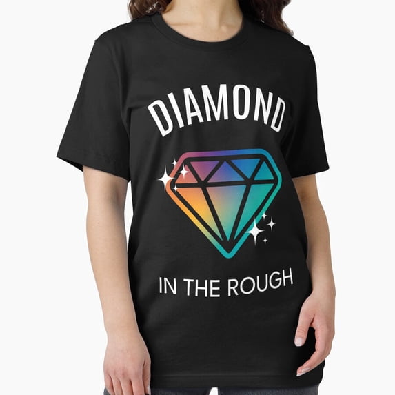 Diamond In The Rough Edelstein Retro Bold Inspirational MMA Graphic ...