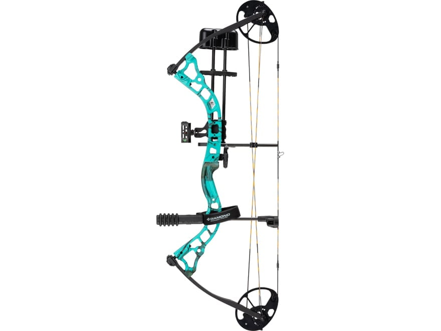 Diamond Infinite 305 Compound Bow Package 5-70 lb Draw Mossy Oak Teal ...
