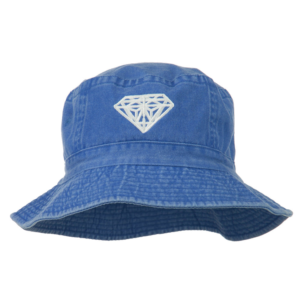 Diamond Jewelry Logo Embroidered Bucket Hat - Royal OSFM - Walmart.com