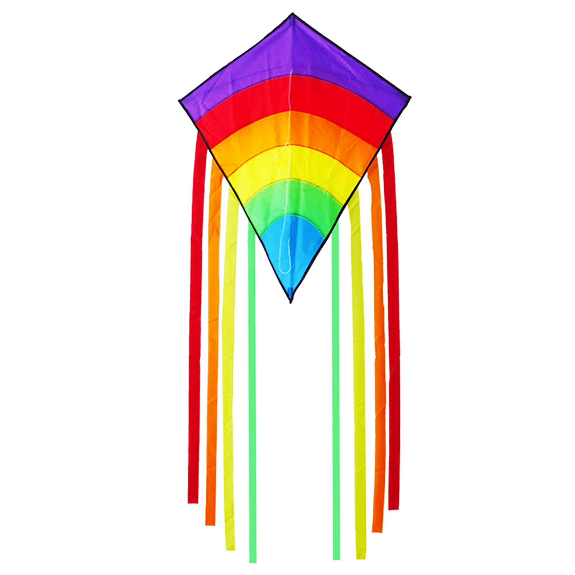 Diamond Kites for Kids & Adults,Beginner Kite with Colorful Tails ...