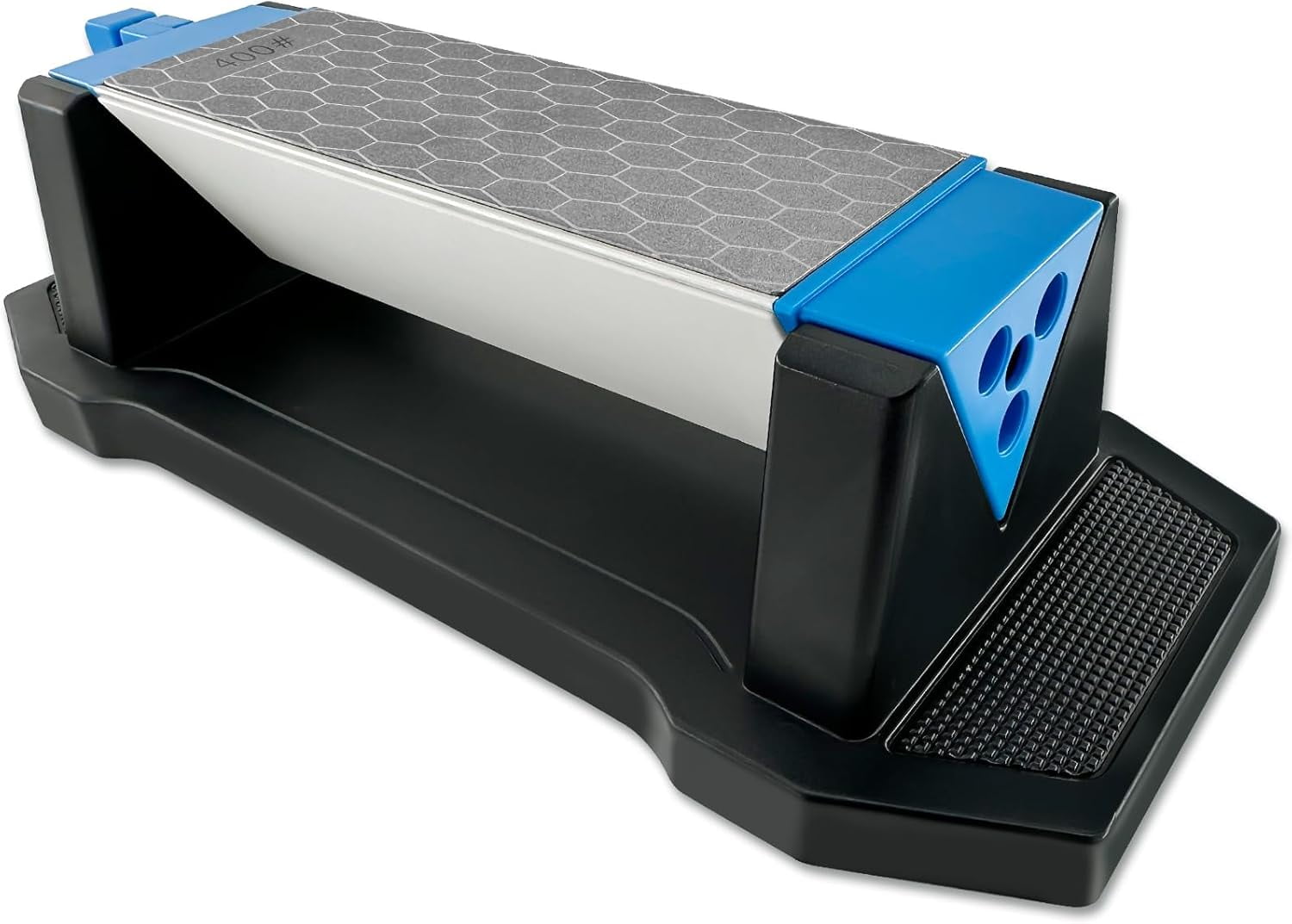 Diamond Knife Sharpening Stone, 3 Sides Premium Grit 400/1000/8000 ...