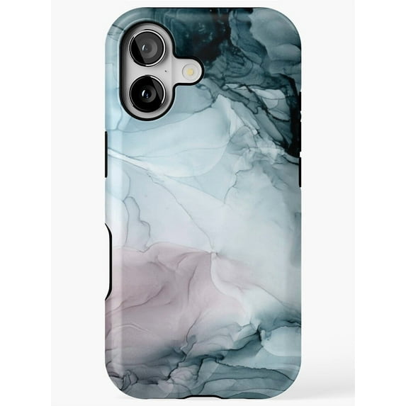 Diamond Leaf Linework Deep Blue Artistic Print Phone Case for iPhone 11 ...