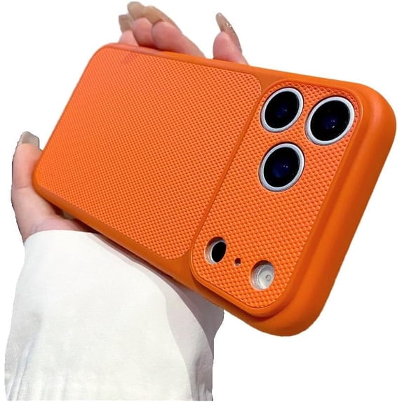Diamond Leather Pattern Phone Case for iPhone (Orange,iPhone 14 ...