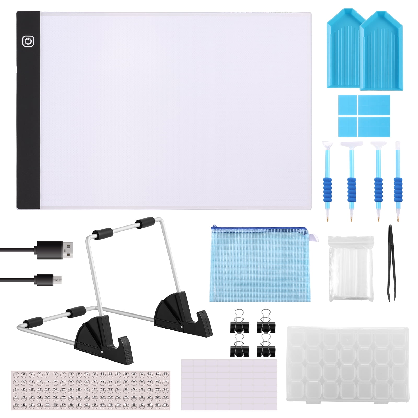 Diamond Light Pad Kit Adjustable Portable Diamond Art Paintings ...