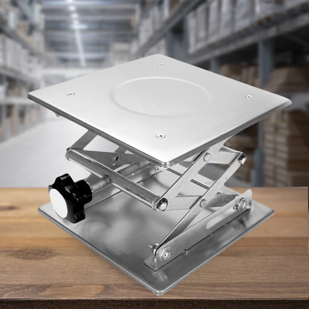 Diamond Manual Engraving Laboratory Lift Platform Stainless Steel Mini Scissor Lift Jack