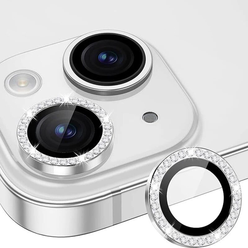 Diamond Metal Camera Protector For iPhone 11 12 13 14 15 Pro Max Lens ...