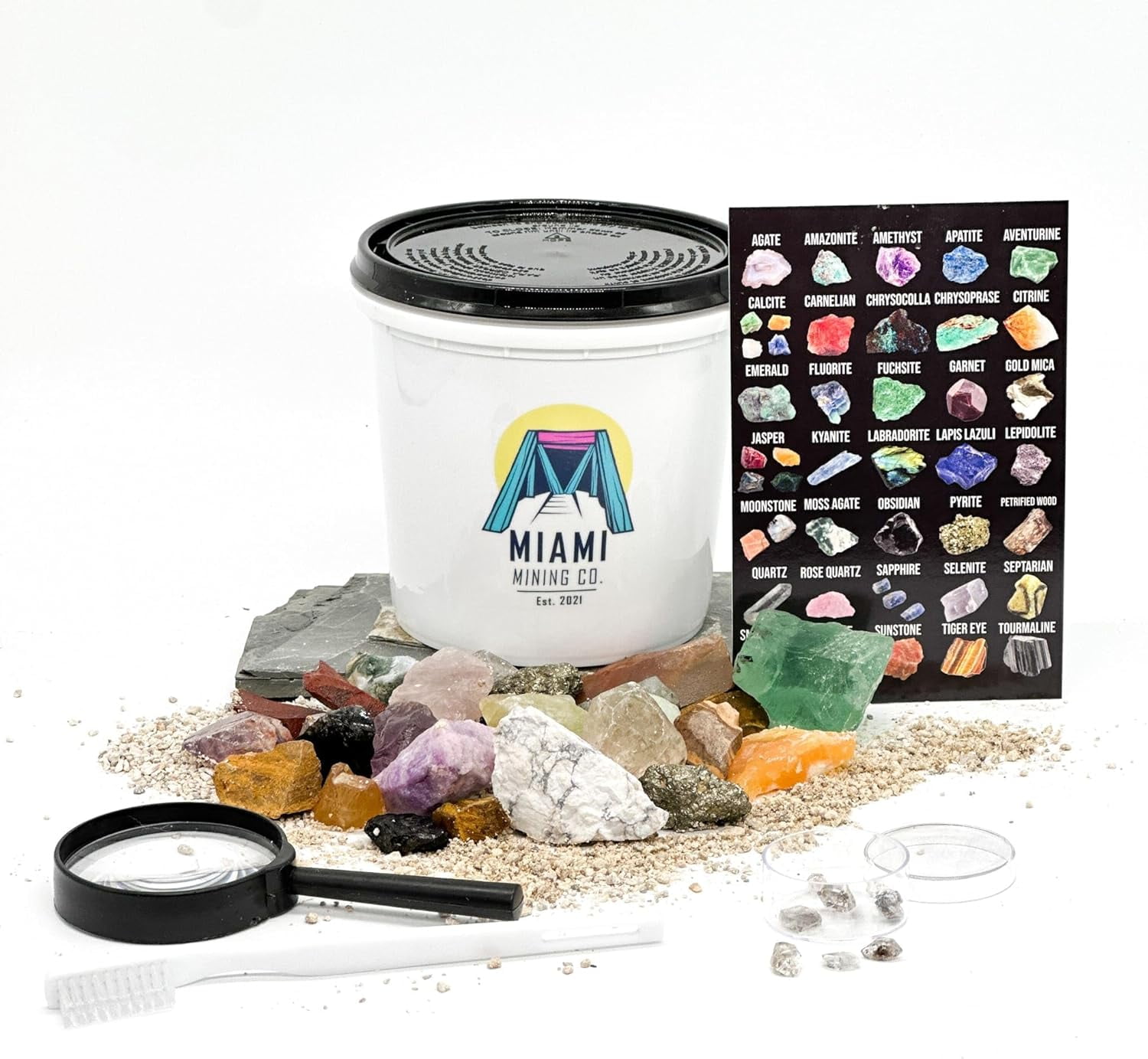 Diamond Mining Bucket - Unique Gift Idea for Crystal Lovers - 3 lbs ...