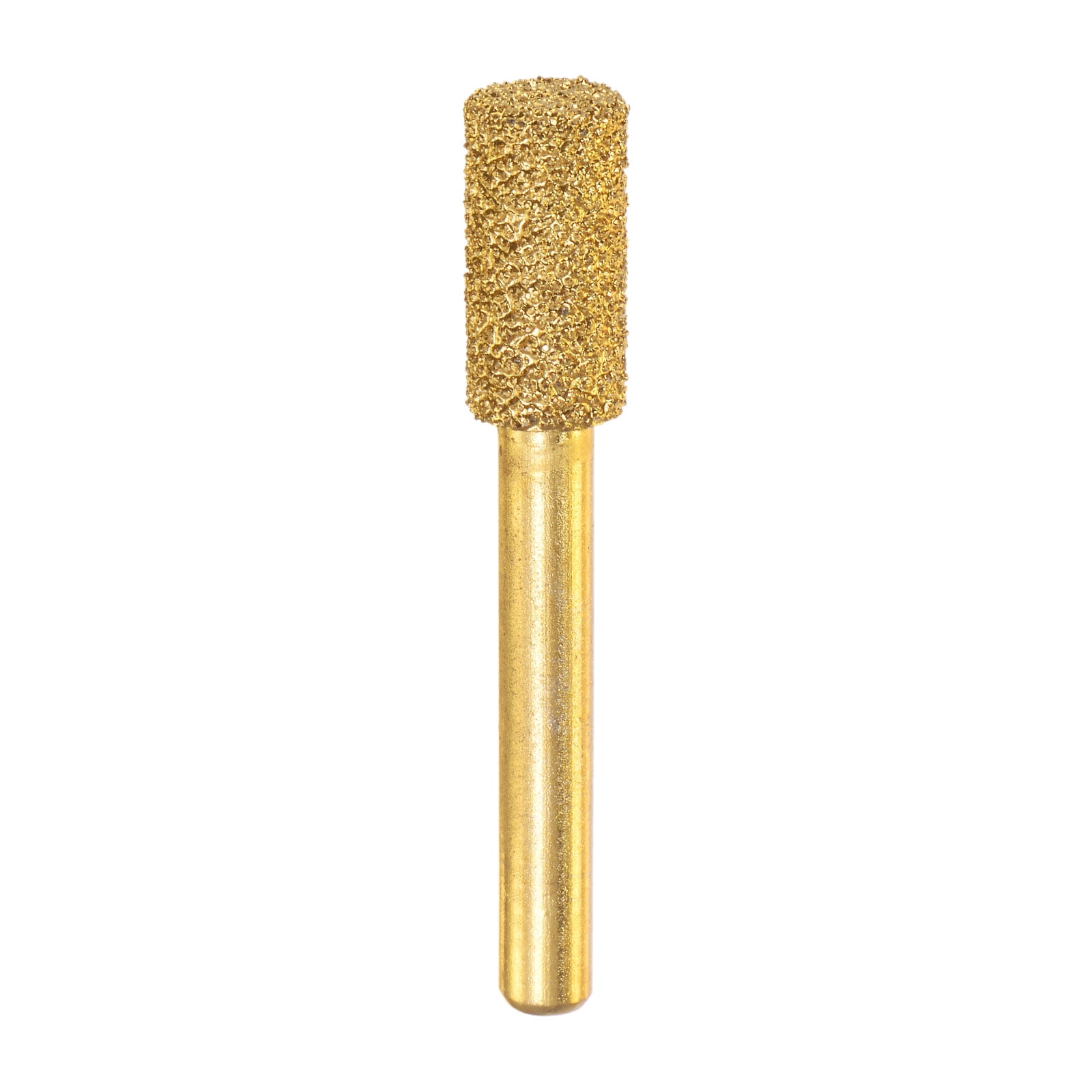 Diamond Mounted Point 10mm Brazed Grinder Cylindrical Head 6mm Shank ...