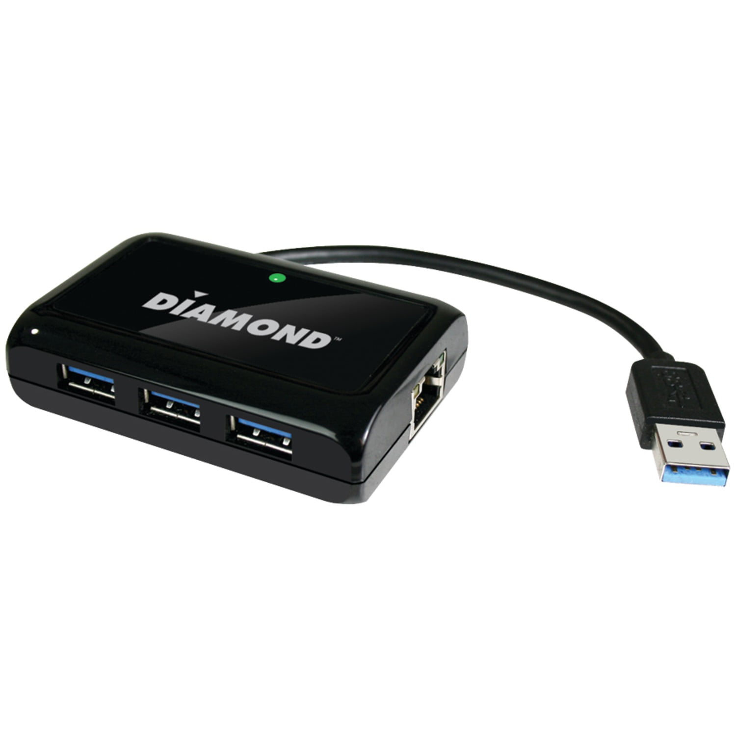 Diamond Multimedia USB303HE 3-Port SuperSpeed USB 3.0 Hub with 1G ...