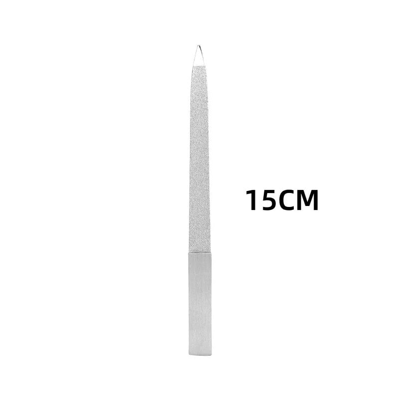 Diamond Nail File Stainless Steel Double Side Nail File Metal File ...