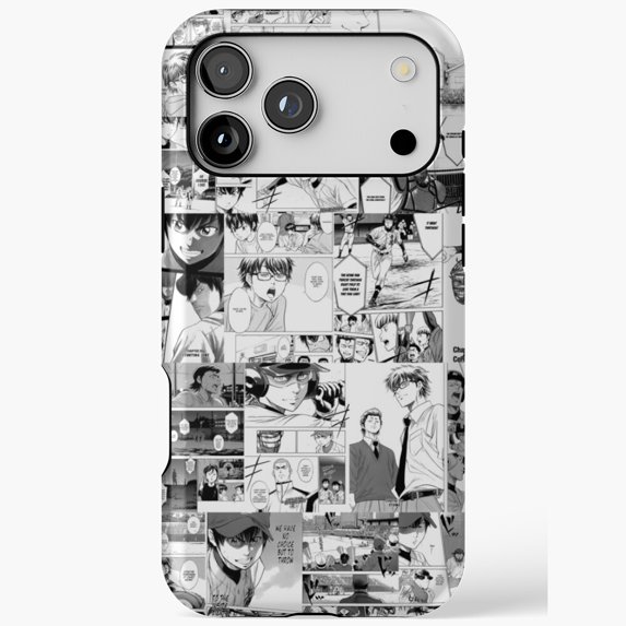 Diamond No Ace Manga Collage Art iPhone Case 17 through 11 Pro Max ...