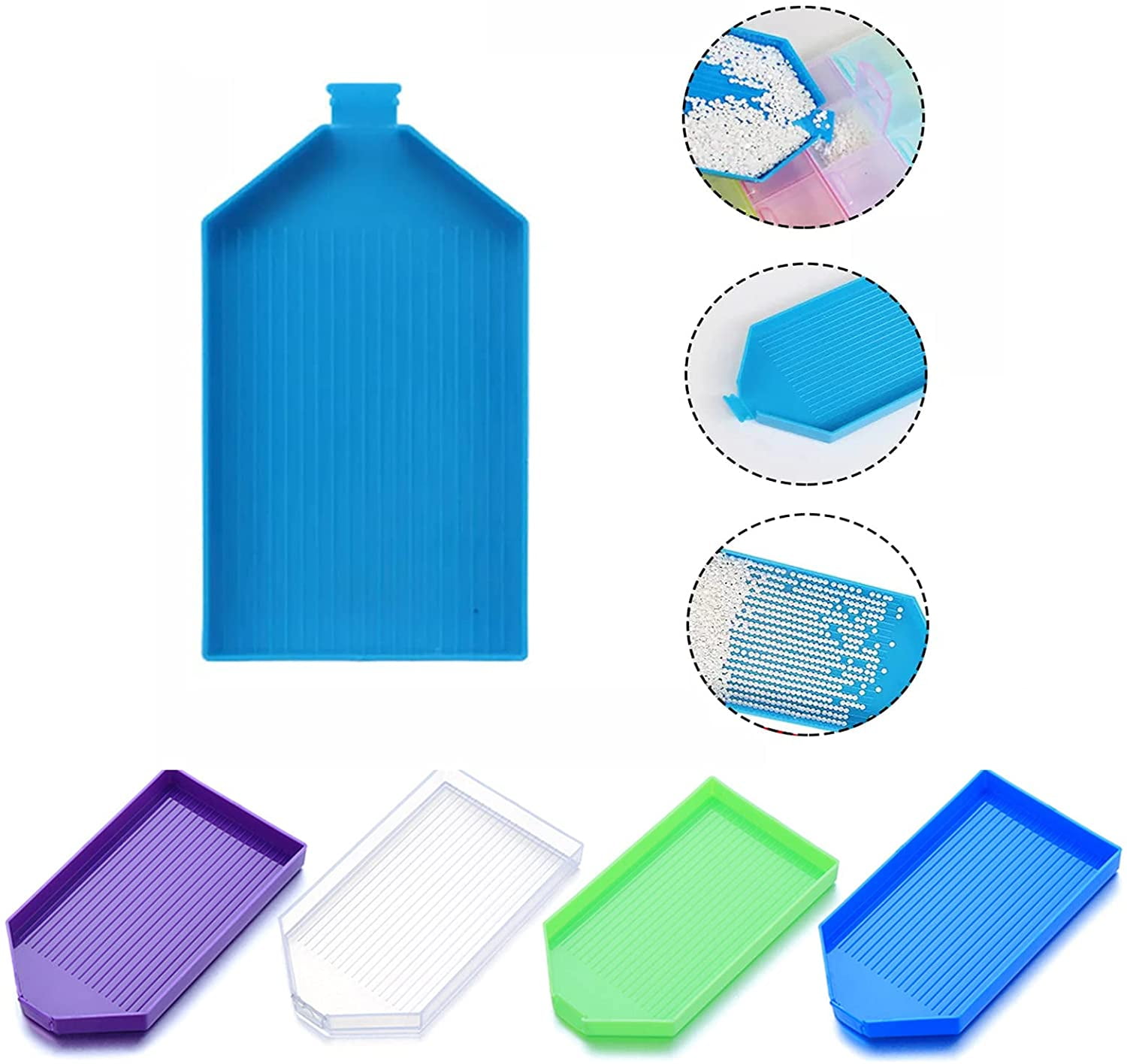 Diamond Painting Accessories, 4 pcs Diamond Painting Trays and Tools ...